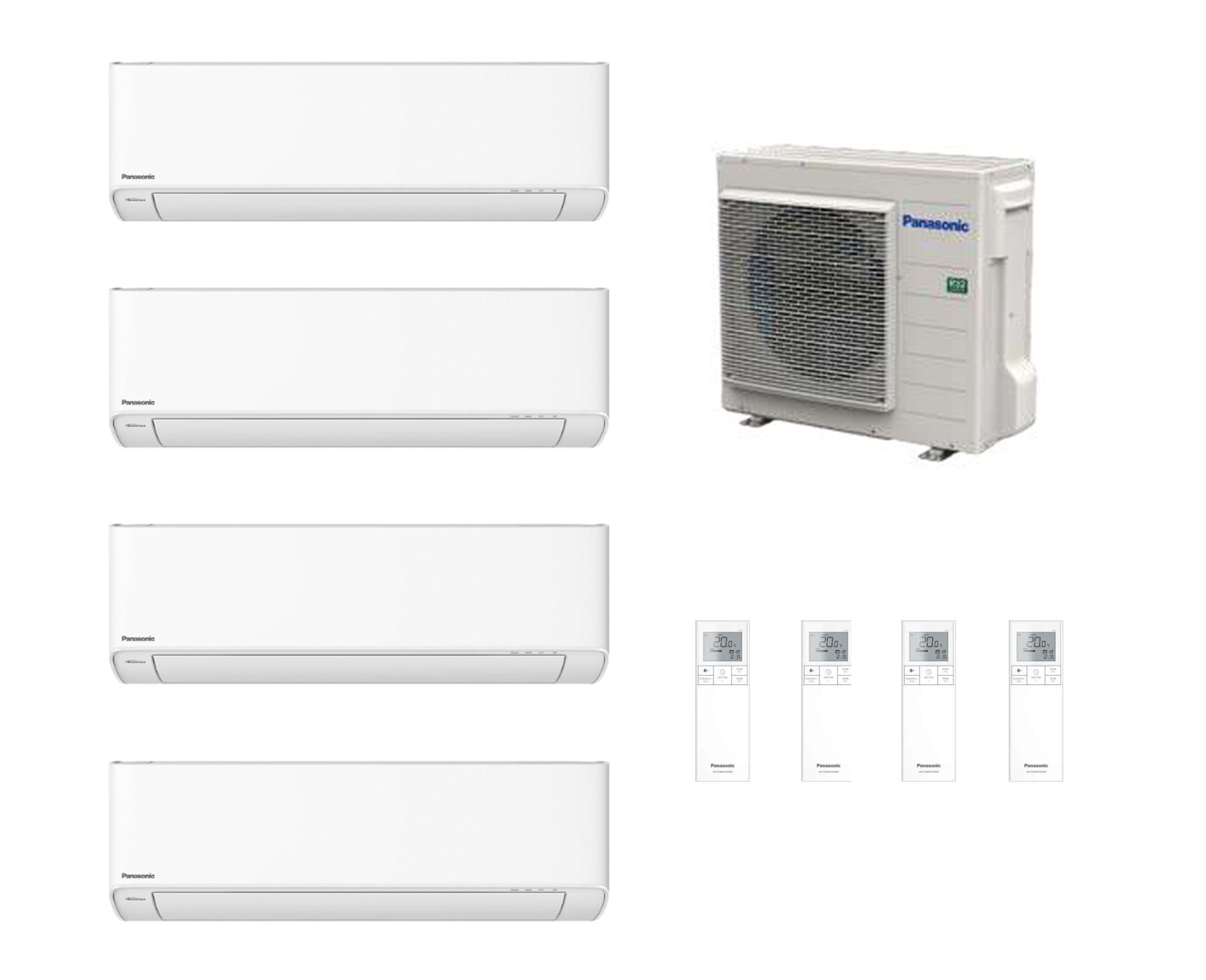 Panasonic ClimaPure XZ Series Nanoe-X- 4 Zone - 24k BTU - Oswald Supply