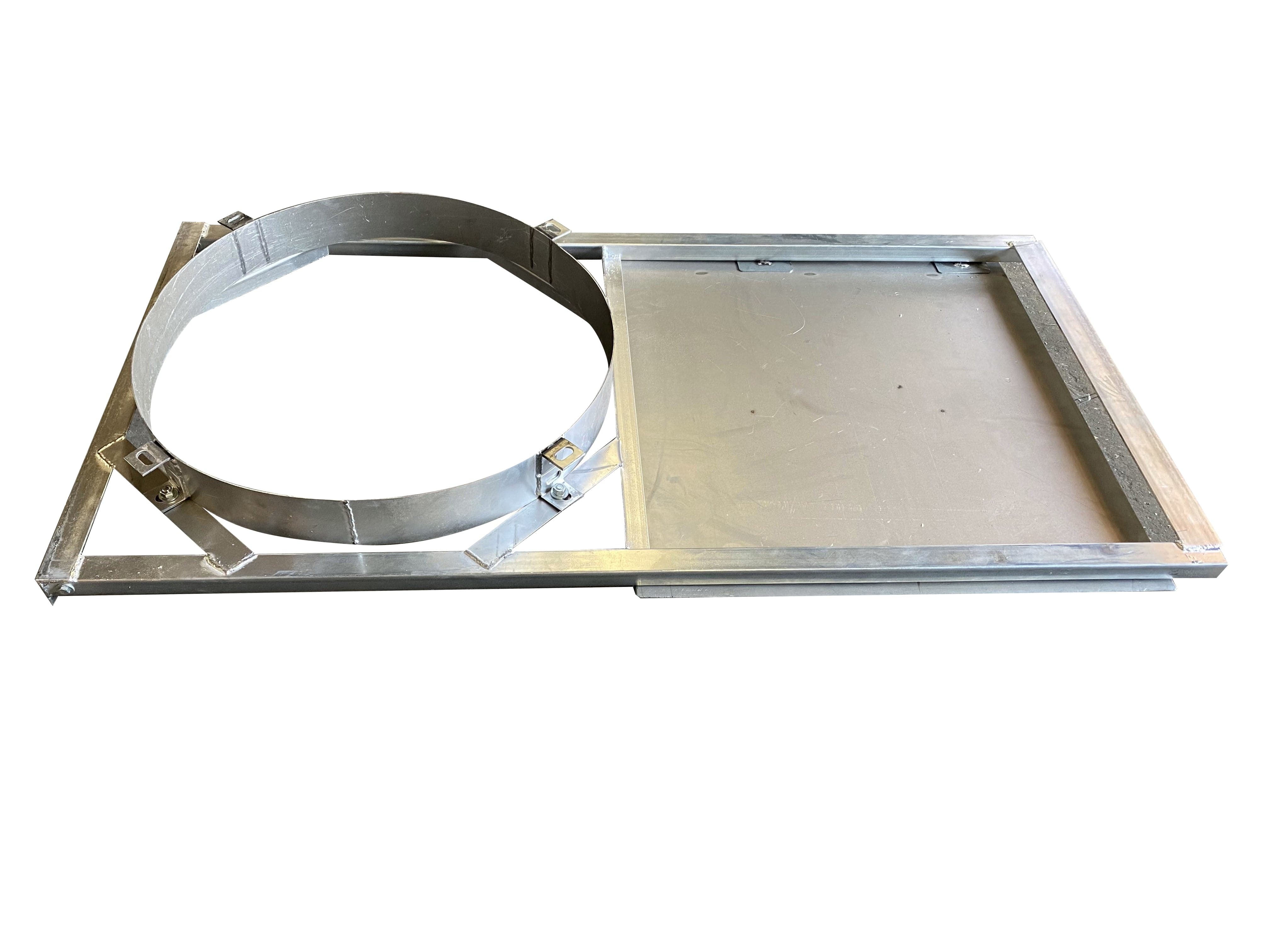 Trash Chute Discharge Door - Round 36" Diameter - Spring Loaded - Midl ...