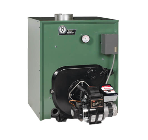 New Yorker CL3, 105 MBH, Cast Iron Oil-Fired Steam Boiler, W/ Tankless ...