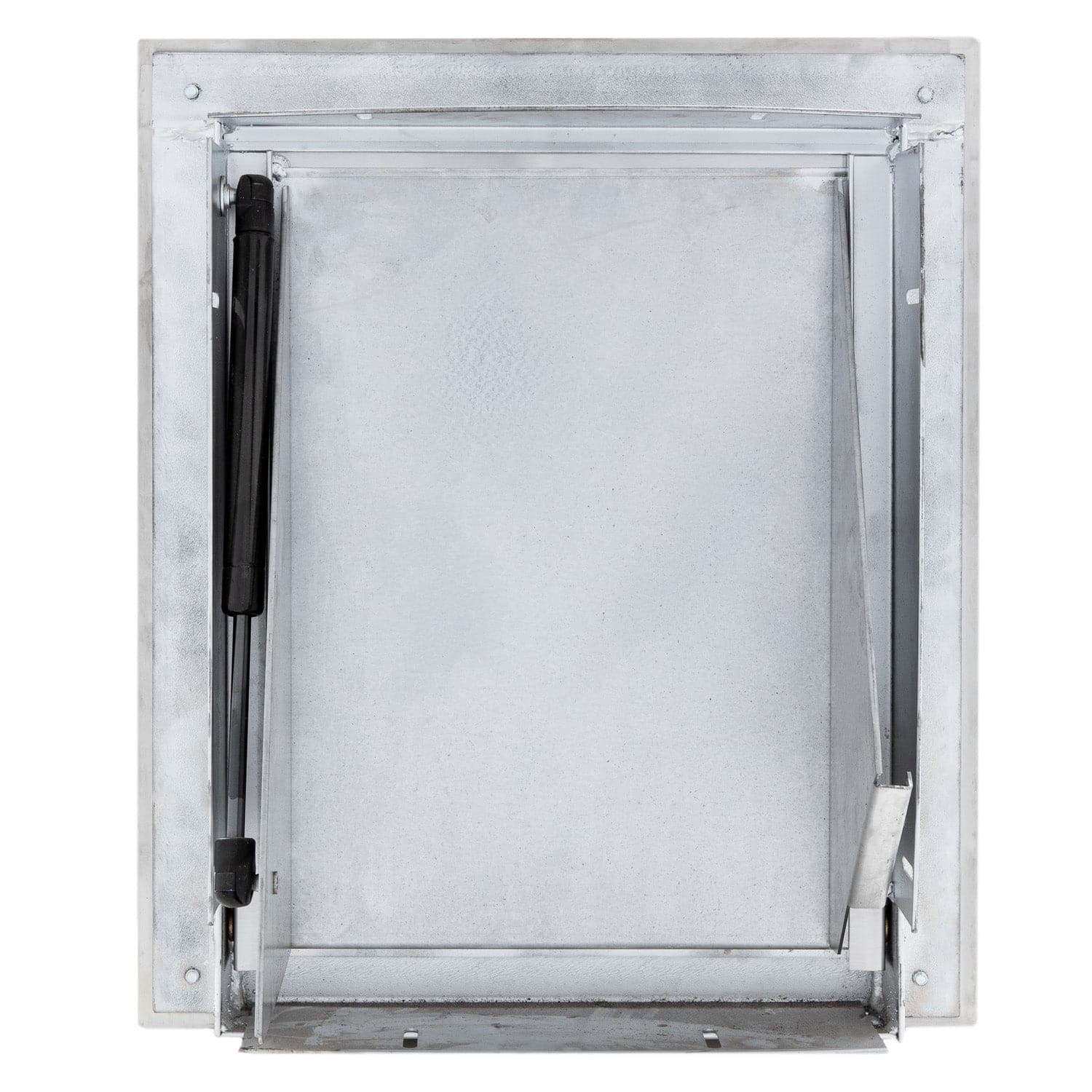 Universal Stainless Steel Trash Chute Door - Bottom Hinged - T Handle ...