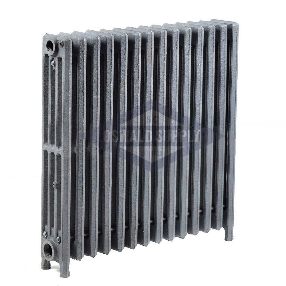 Cast Iron Radiator, Size: 4-7/16" Width x 25" Height x 24 1/2" Length ...