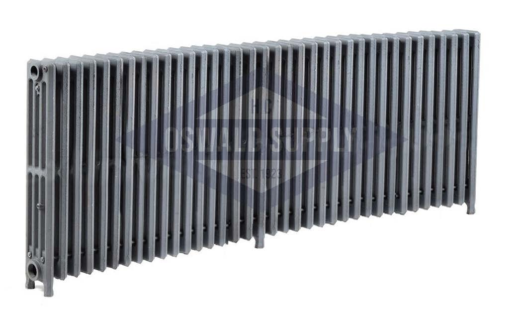 Cast Iron Radiator, Size: 4-7/16" Width x 25" Height x 63" Length - 36 ...