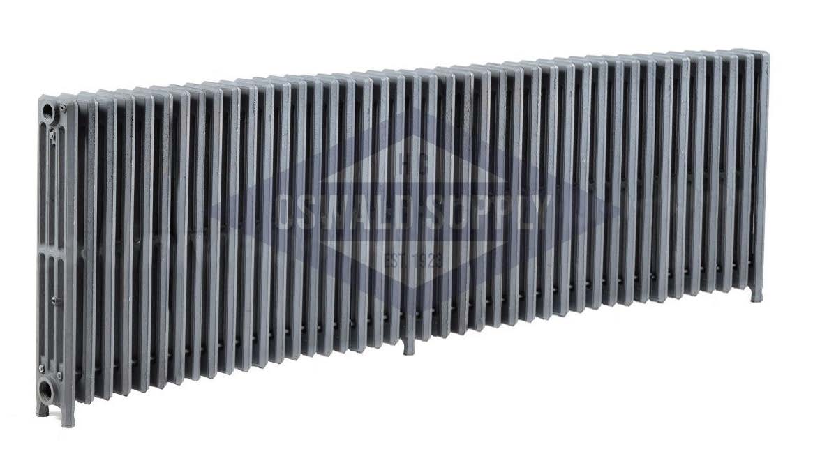 Cast Iron Radiator, Size: 4-7/16" Width x 25" Height x 73 1/2" Length ...
