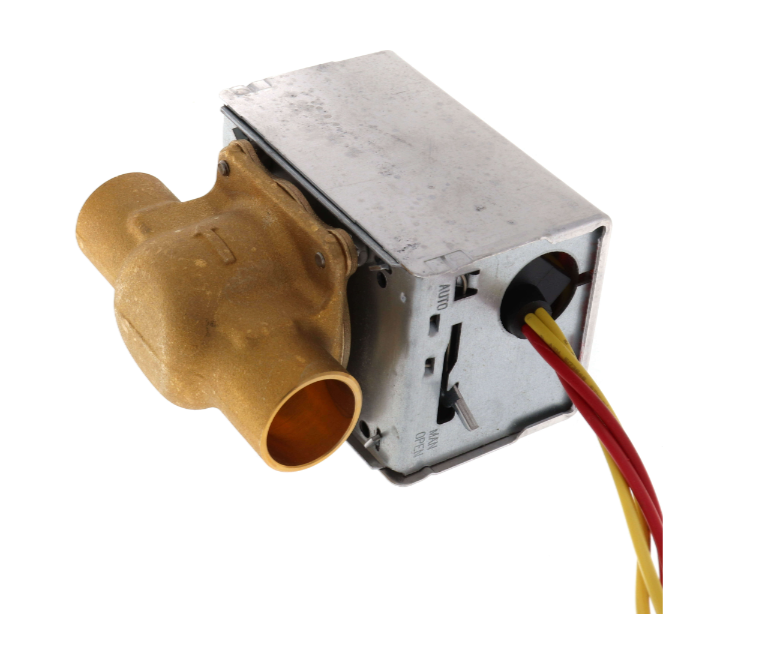 Honeywell #V8043E1012, 3/4" 24V Sweat Zone Valve (Connection = 18" Lea ...