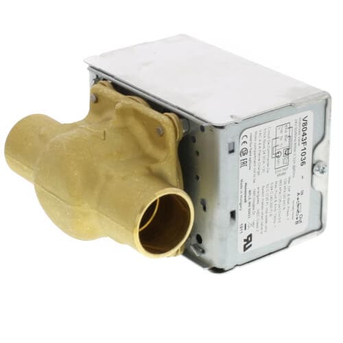 Honeywell #V8043F1036, 3/4" Sweat Zone Valve (Connection = Terminal Bl ...